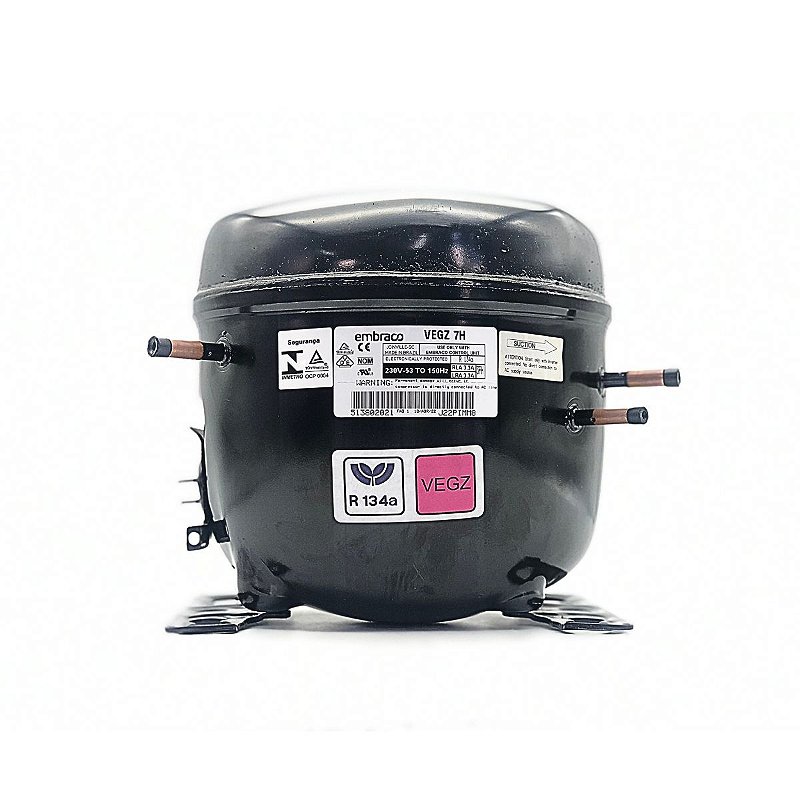 Compressor Inverter VEGZ7H Embraco 150Hz R134A Side By Side Electrolux ...