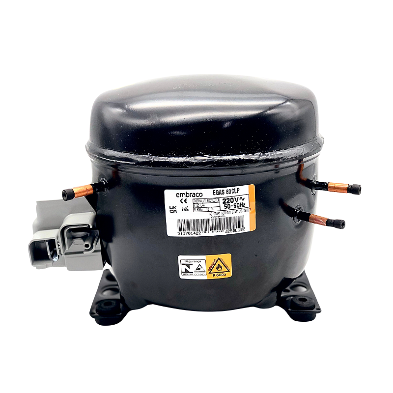Motor Compressor 1/4 HP EGAS80CLP Gás R600 Embraco 220V - Karisfrio