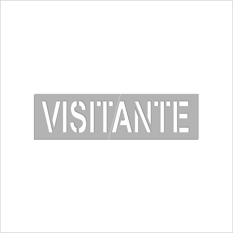 Gabarito de Pintura Para Demarcação – Visitante | Sinalização ...