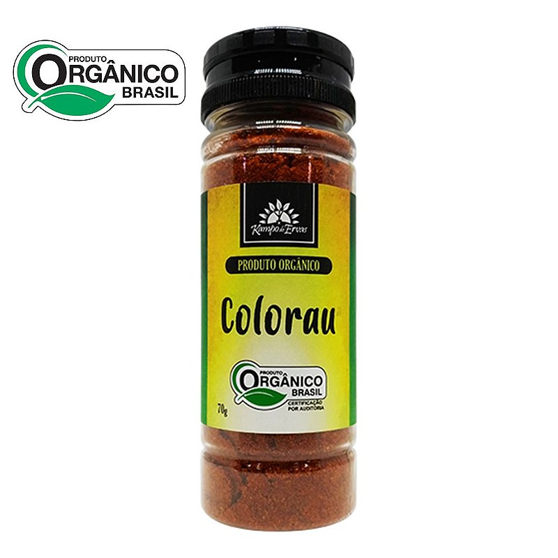 Colorau Colorífico Orgânico Pó 70g Kampo De Ervas - Delhi Especiarias ...