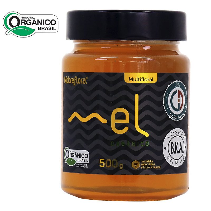 Mel Orgânico Multiflora 100% Puro 500g NobreFlora Breyer - Delhi ...
