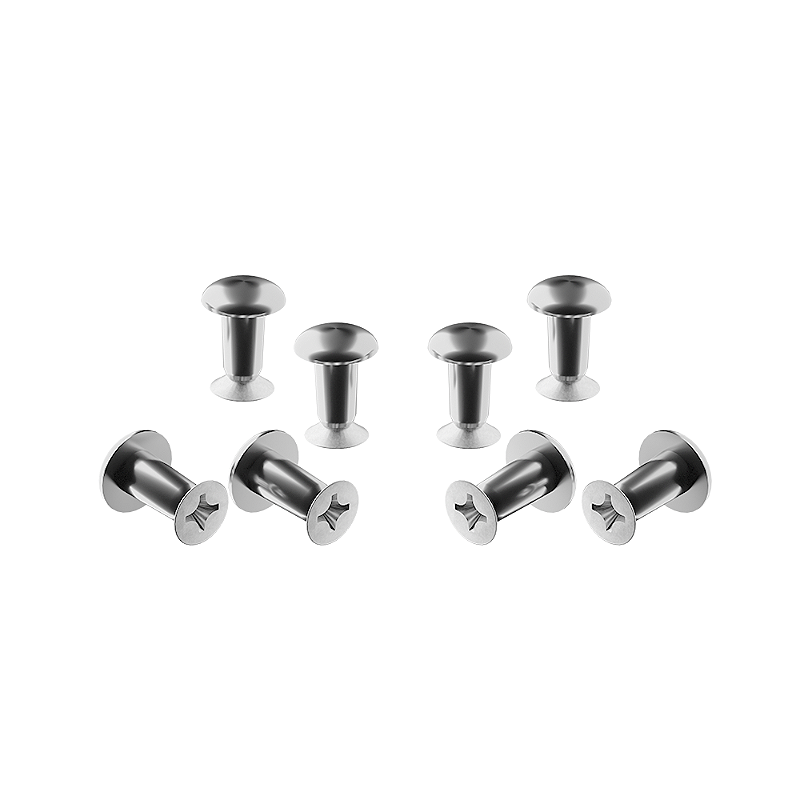 Kit Com 8 Parafusos E Rebites Para Assentos Sanitário - Pontto Lavabo