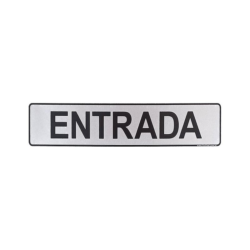 Placa Entrada 25 x 5 - Acrílico - Ultra Fitas | Fábrica Fitas | Atacado ...