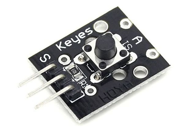 Módulo Push Button Interruptor Botão 12MM (Vermelho) - IOT ROBOTICA