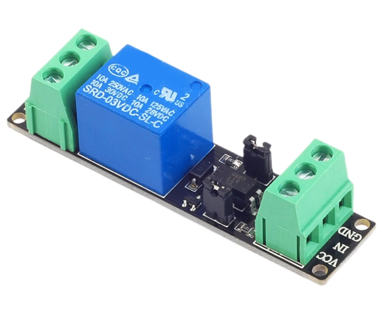 Módulo Réle 3.3V Com Optoacoplador - Borne - IOT ROBOTICA