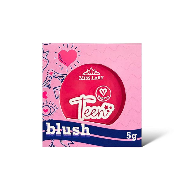 Blush cremoso teen Miss lary - TM Makeup