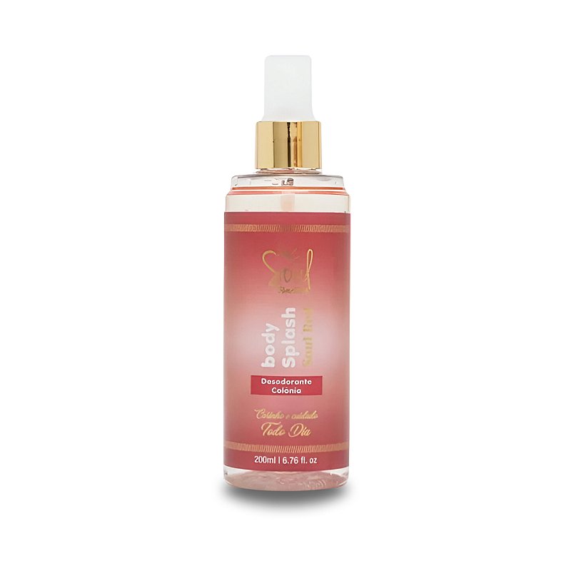 Body splash red Soul cosméticos - TM Makeup