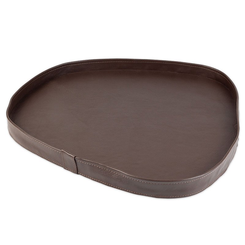 Bandeja de Couro | Design Orgânico e Acabamento Artesanal - A legítima ...