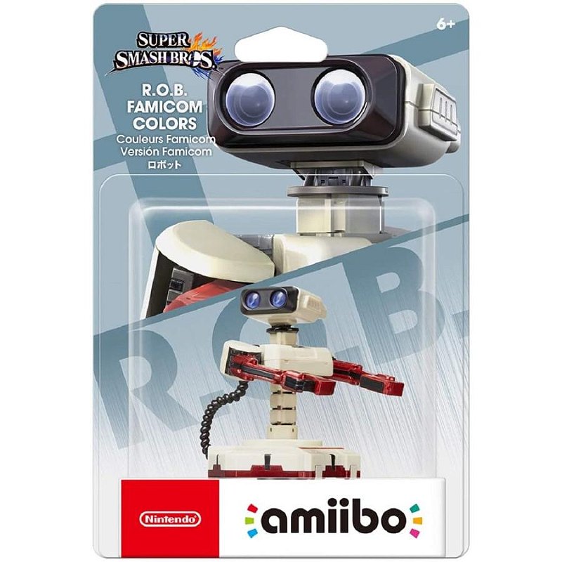Amiibo Super Smash Bros ROB Famicom Color - Carvalho Games
