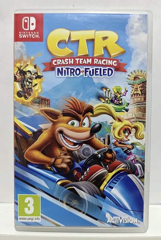 Crash Team Racing Nitro Fueled - Nintendo Switch - Semi-Novo - Carvalho ...