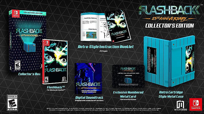 Flashback 25th Anniversary Collector's Edition - Nintendo Switch - Carvalho Games