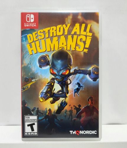 Destroy All Humans - Nintendo Switch - Semi-Novo - Carvalho Games