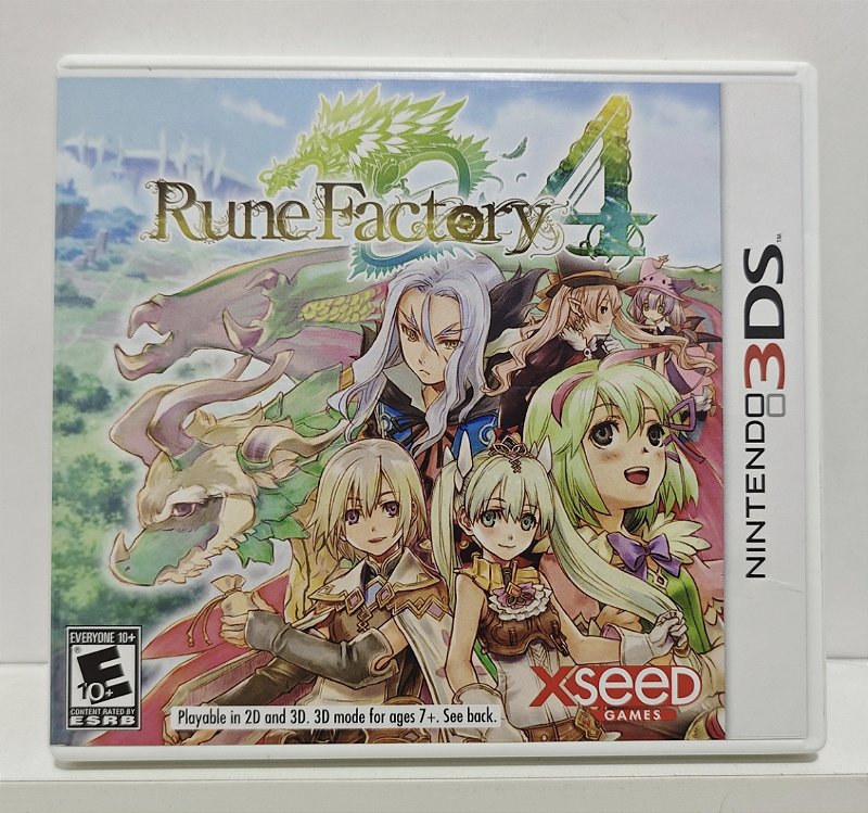 Rune Factory 4 - Nintendo 3DS - Semi-Novo - Carvalho Games