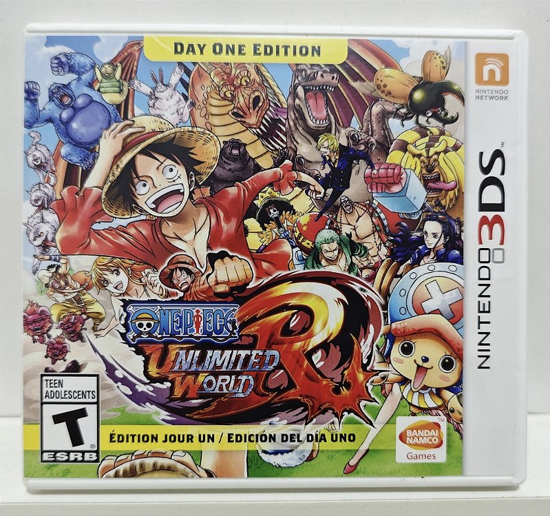One Piece Unlimited World Red - Nintendo 3DS - Semi-Novo - Carvalho Games