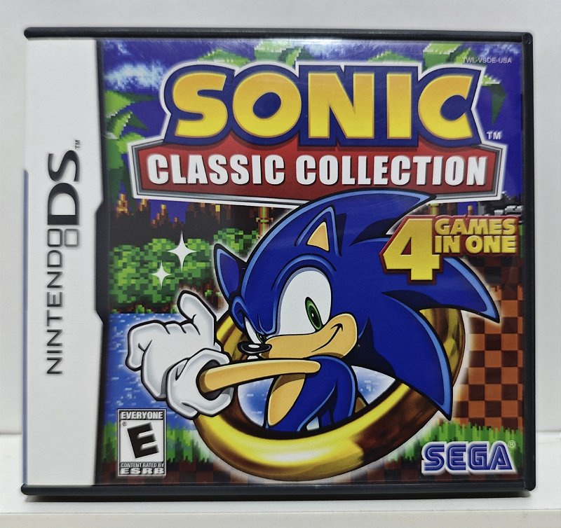 Sonic Classic Collection - Nintendo DS - Semi-Novo - Carvalho Games