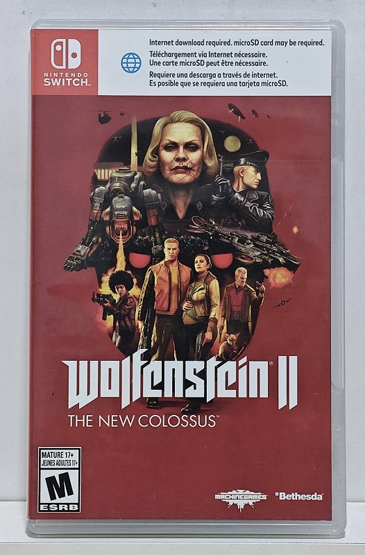 Wolfenstein II The New Colossus - Nintendo Switch - Semi-Novo ...