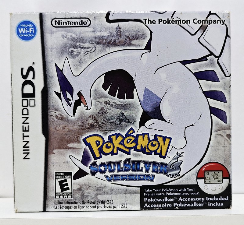 Pokemon Soul Silver com Pokewalker - Nintendo DS - Semi-Novo - Carvalho ...