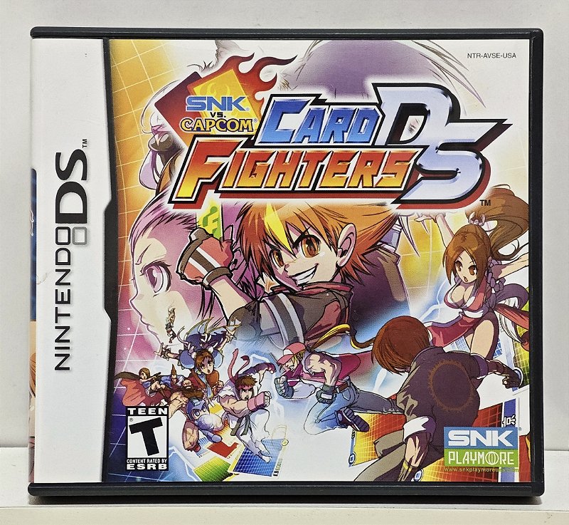 Snk Vs Capcom Card Fighters - Nintendo DS - Semi-Novo - Carvalho Games