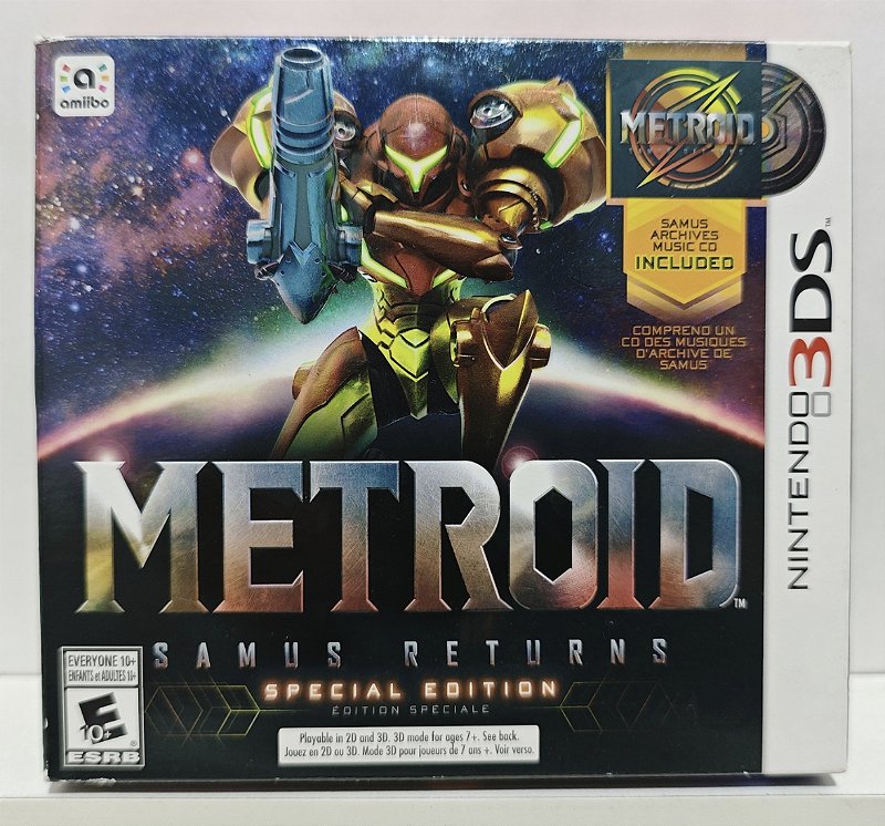 Metroid Samus Returns Special Edition - Nintendo 3DS - Semi-Novo ...