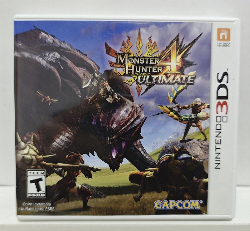 Monster Hunter 4 Ultimate - Nintendo 3DS - Semi-Novo - Carvalho Games