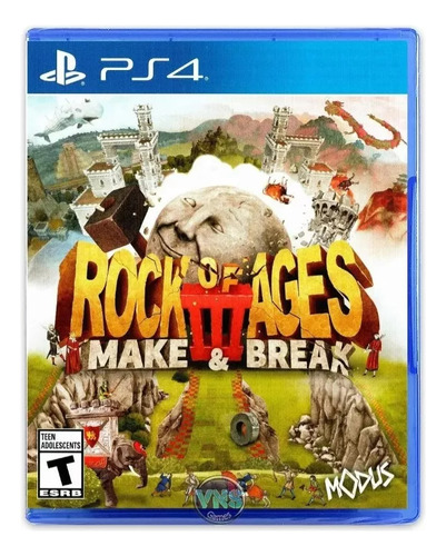 Rock Of Ages 3 Make & Break - PS4 - Carvalho Games