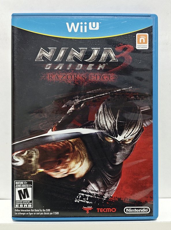 Ninja Gaiden 3 Razor's Edge - Nintendo Wii U - Semi-Novo - Carvalho Games