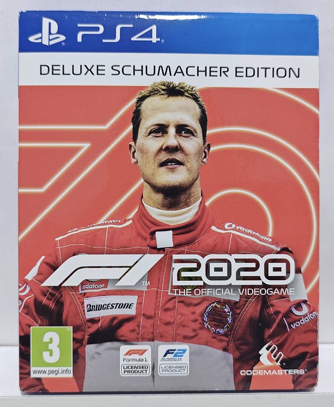 F1 2020 Deluxe Schumacher Edition - PS4 - Semi-Novo - Carvalho Games