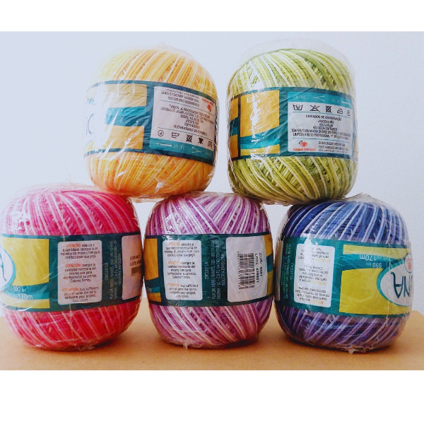 Kit Linha Duna Cores Variadas - Ateliê Ednamar Artesanato