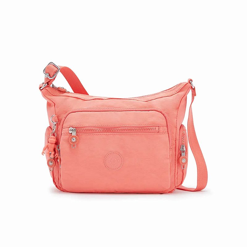 Bolsa Transversal Kipling Gabbie S Coral - Viajante Moderno