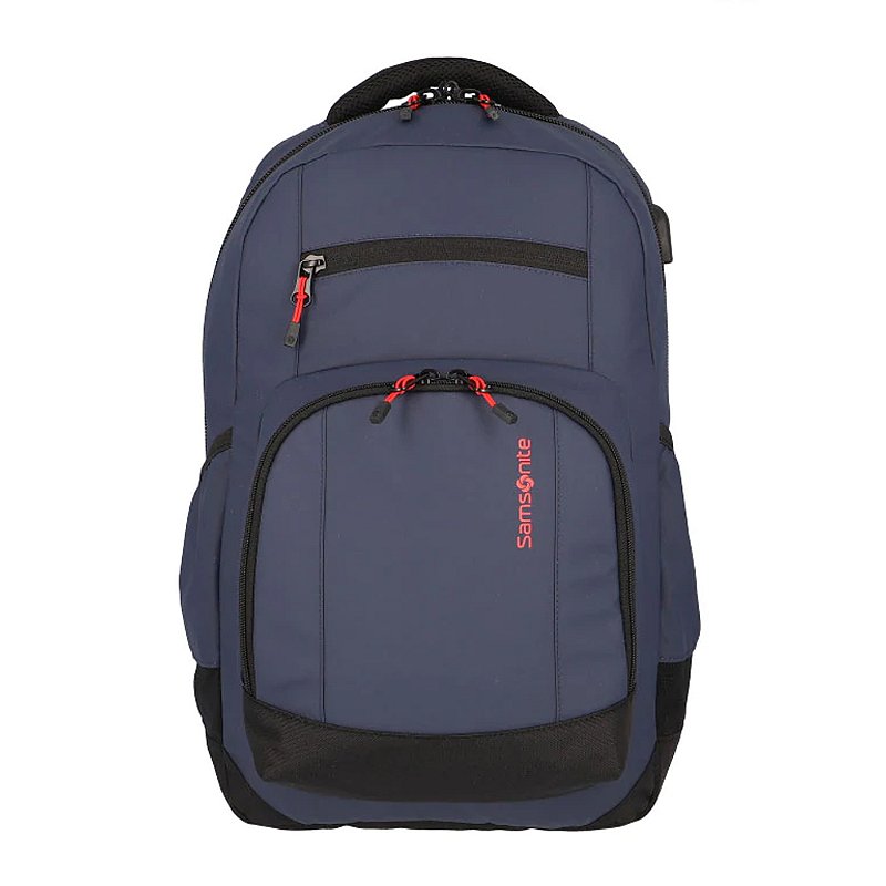 Mochila Samsonite Reconnection Bravo Azul Marinho - Viajante Moderno