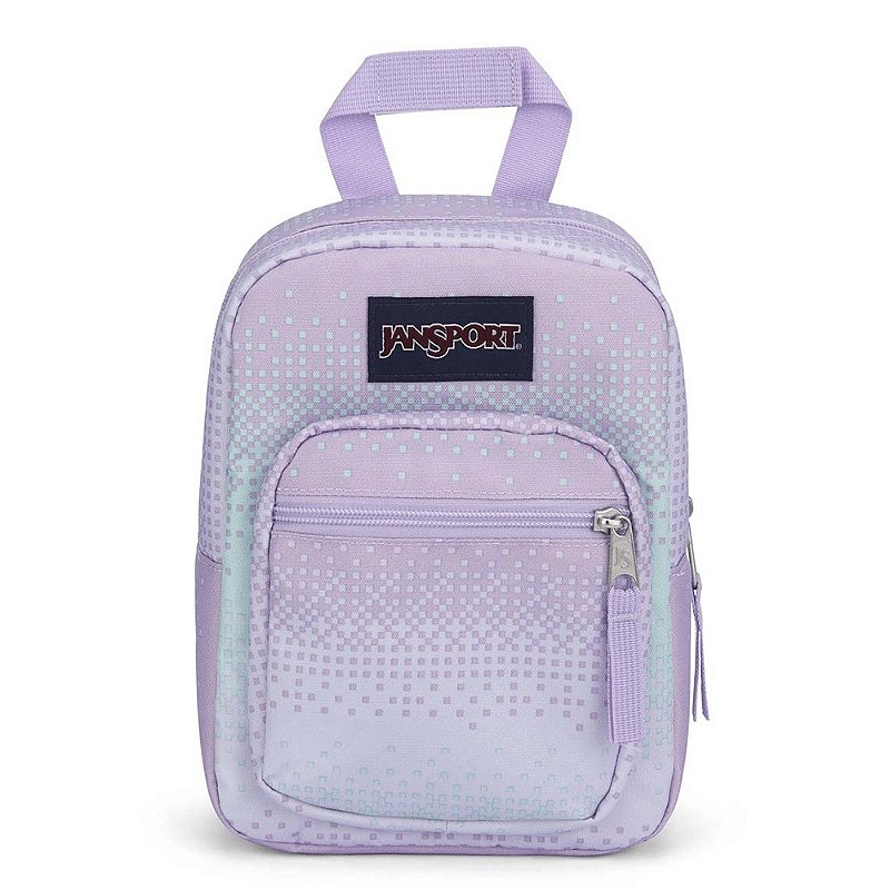 Lancheira Jansport Big Break Bit Ombre 8 Litros Roxo - Viajante Moderno