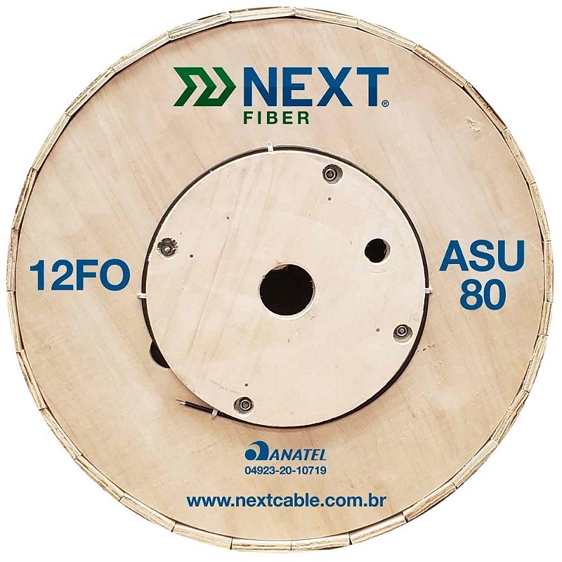 Cabo Óptico 12fo 3km Cfoa-sm-asu-80 Nr Next Fiber - WRJ Distribuidora