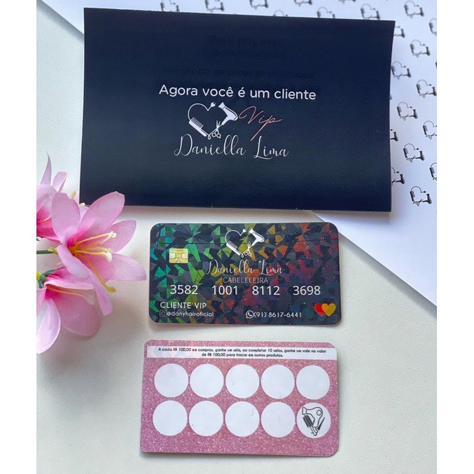 Cartas Para Cartão Fidelidade - preciosa criativa