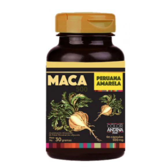 Maca Peruana Amarela 60 Capsulas Color Andina melhor preço é aqui ... Maca Peruana Amarela 60 Capsulas Color Andina melhor preço é aqui ...