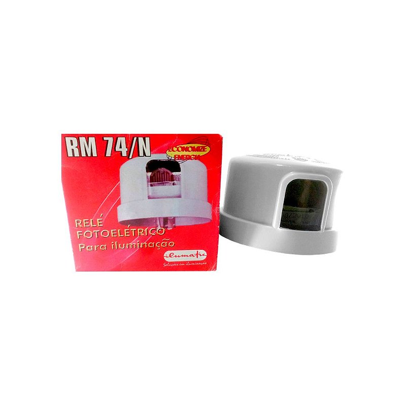 Relé Magnético Fotoelétrico Rm-74/nf Ilumatic 220V - Elétrica Rios