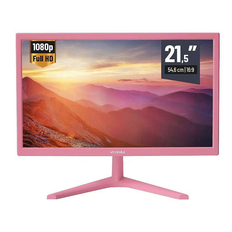 Monitor Led 21,5" Full HD 1920x1080 Rosa MyMax MM215169HV/PK - Blue Sky ...