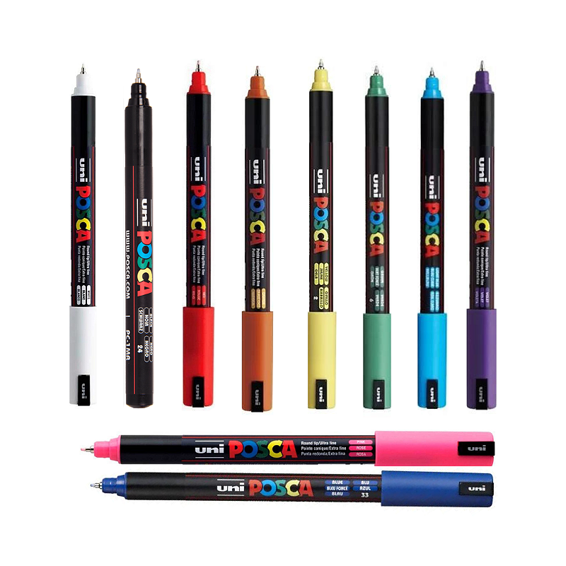Kit 10x Posca PC-1MR - Casa Elias