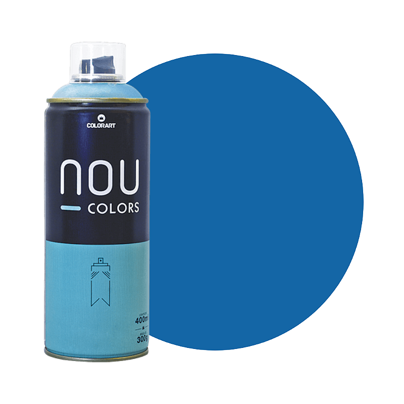 Tinta Spray NOU Colors 400mL - Azul Indigo - Casa Elias