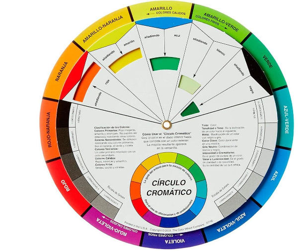 Circulo Cromático Grande ColorWheel - Casa Elias