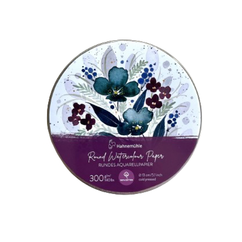 Papel Redondo para Aquarela (Round Watercolour Paper) 13cm 300g 30 ...