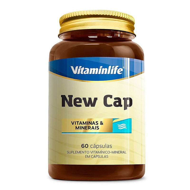 New Cap 60 cáps - VitaminLife - Nocaute Suplementos | Força e Saúde