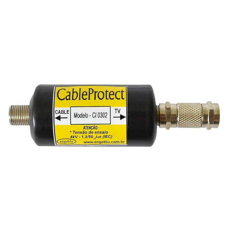 Protetor Para Utilização Em Cabo Coaxial Isolado Cable Protect CL-0302 ...