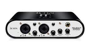 Interface De Áudio USB 2 Canais 2 In 2 Out MIDI In/Out Icon Duo 22 Live ...