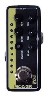 Pedal Micro Pré-Amplificador UK Gold 2 Canais Mooer M002 - Brug Áudio ...