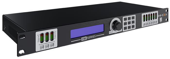 Processador De Áudio 3 Entradas e 6 Saídas 192kHz DB Series 3x6 - Brug ...