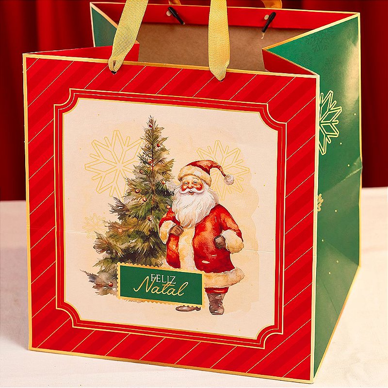 Sacola Grande Noel - 3479 - Borges Embalagens