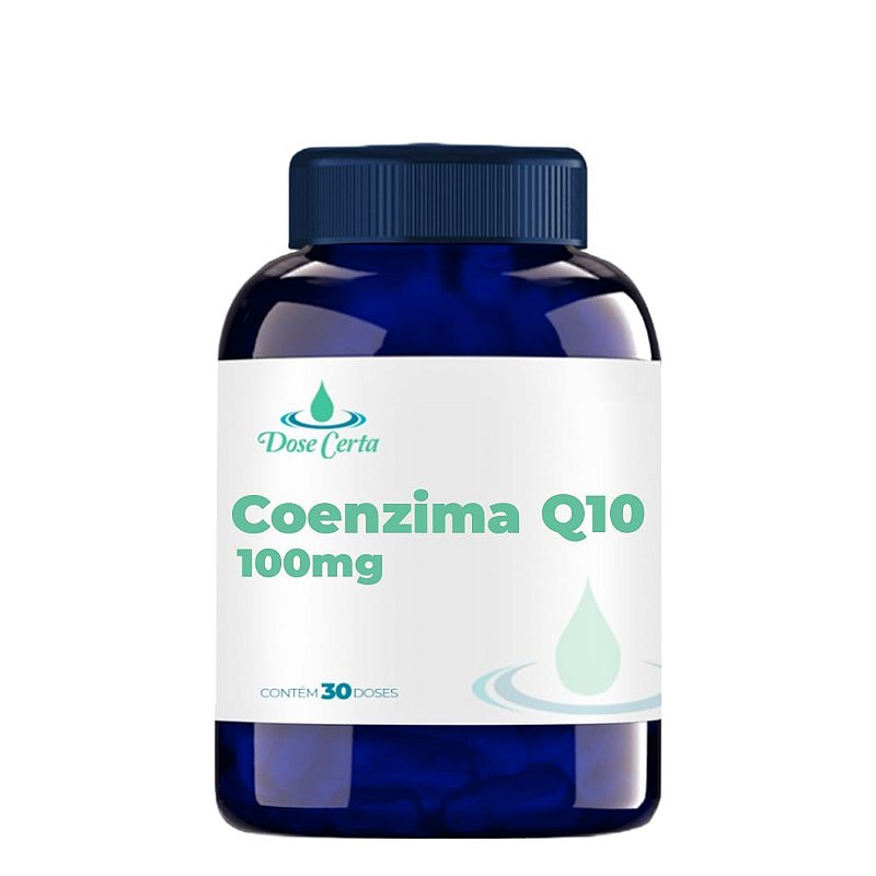 Coenzima Q10 100mg - 30 cápsulas - Sua parceira em saúde e bem-estar