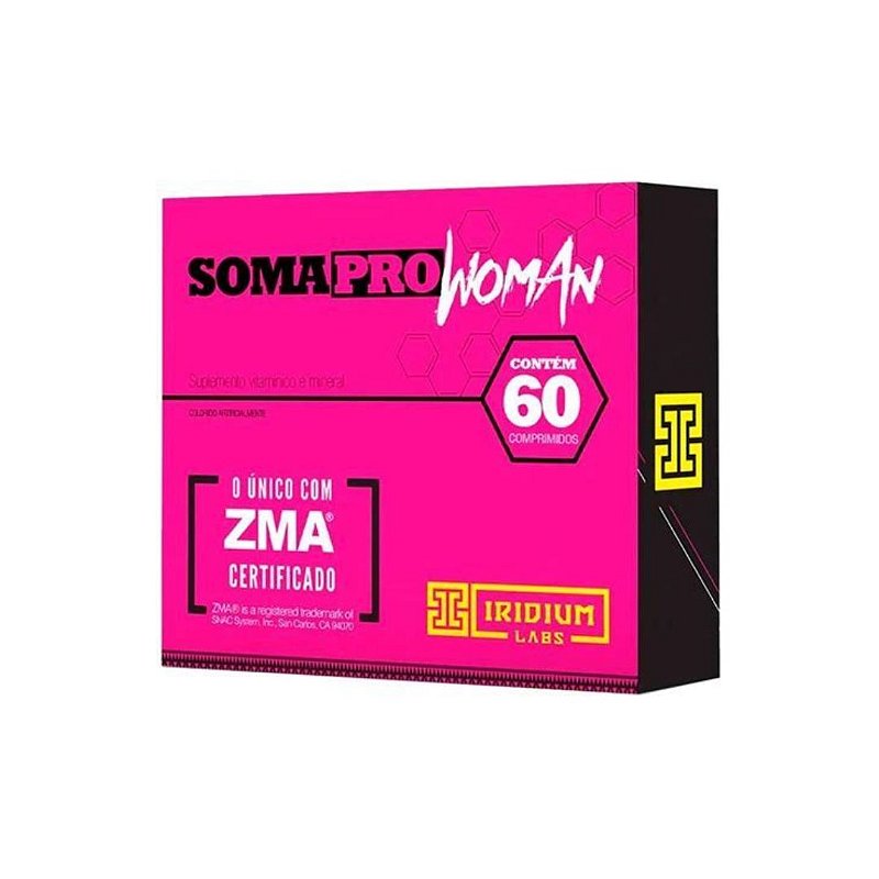 Soma Pro Woman ZMA Pré Hormonal - 60 comps - TEU SANTO SUPLEMENTO - Teu ...