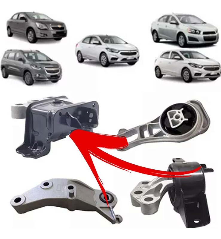COXIM CÂMBIO MOTOR SUPORTE COBALT ONIX PRISMA SPIN 12/22 12 13 14 15 16 ...