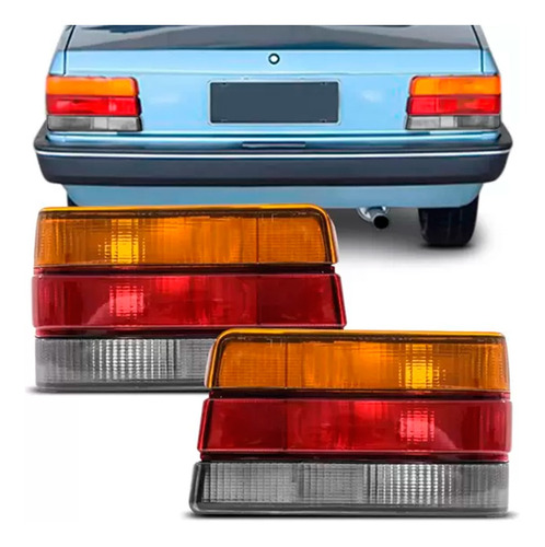LANTERNA TRASEIRA CHEVETTE 83/93 83 84 85 86 87 88 89 90 91 92 93 FUME ...